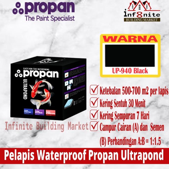 Jual Cat Kolam Ikan Koi Anti Bocor Waterproofing Propan Ultrapond 2.5 ...