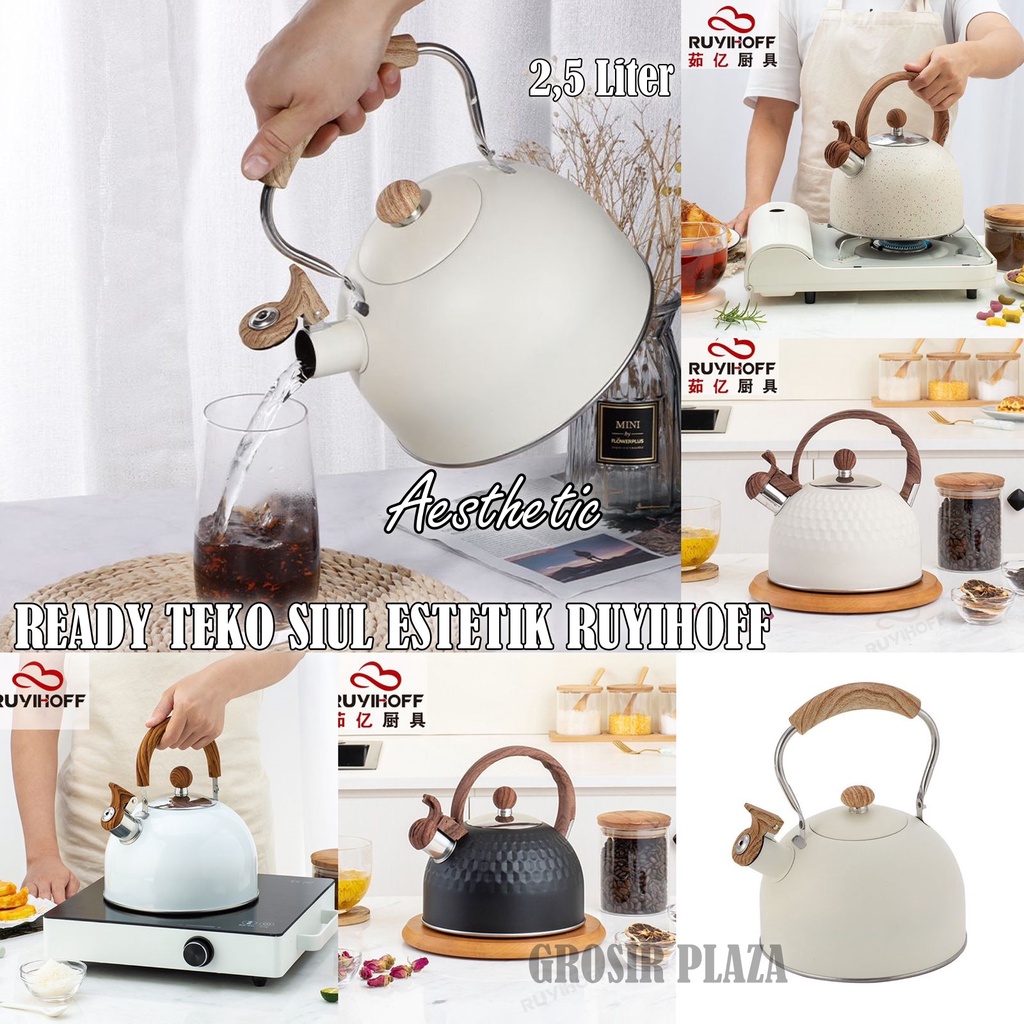 Jual READY TEKO SIUL ESTETIK RUYIHOFF / TEKO HOME CHA CHA / TEKO HYEJIN PR139 | Shopee Indonesia