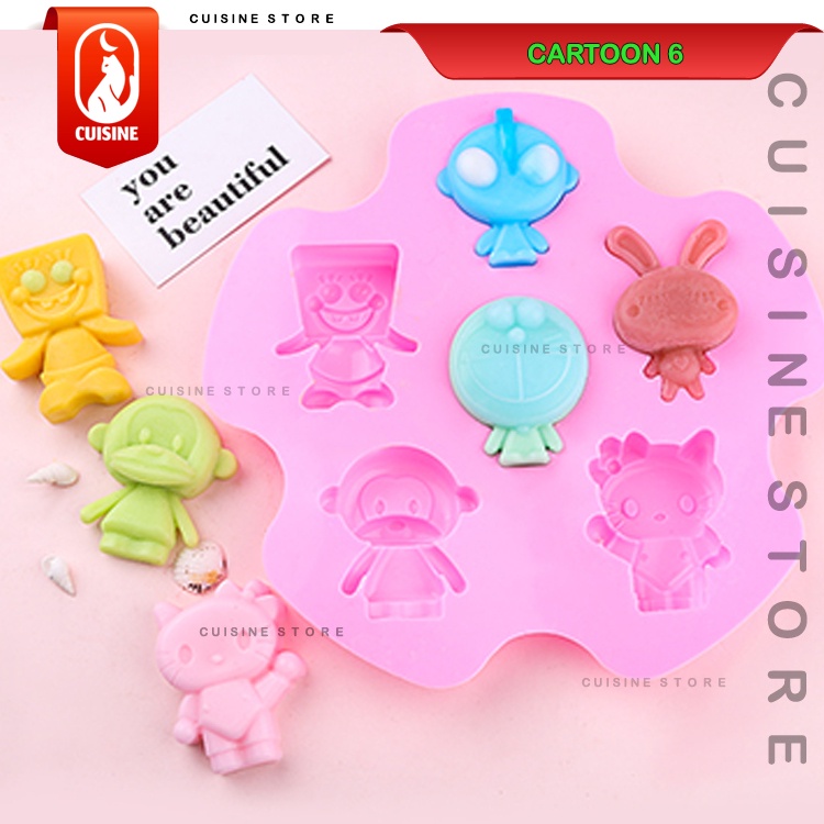 Jual [COD] Cetakan Puding Bento ES Jelly Anak Kartun Bunny Doraemon ...