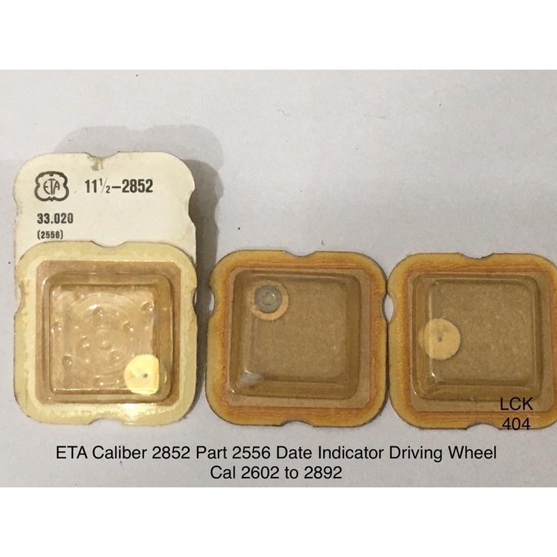 Jual ETA Caliber 2852 Watch Part 2556 Ref 33.020 Date Indicator Driving ...