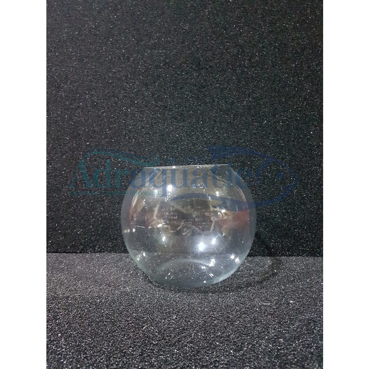 Jual AQUARIUM BULAT TOPLES DLX LUNA ISI 2 LITER FISH BOWL AKUARIUM KACA ...