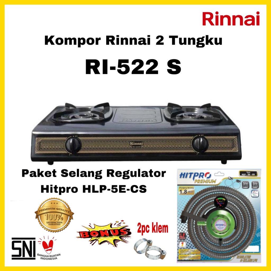Jual Paket Kompor Gas Rinnai 2 Tungku RI 522S / Kompor Gas 2Tungku ... Jual Paket Kompor Gas Rinnai 2 Tungku RI 522S / Kompor Gas 2Tungku ...