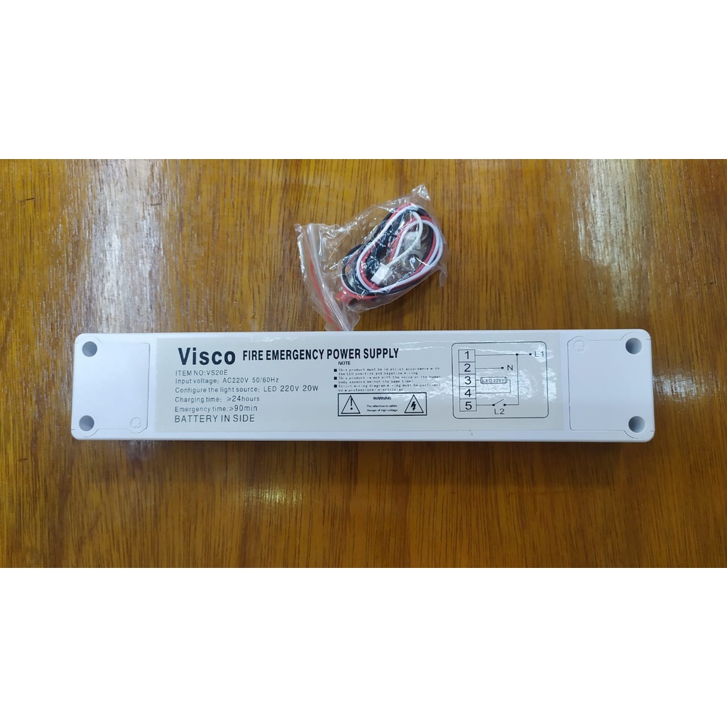 Jual Battery Emergency power supply led 20w Visco / power pack | Shopee ...