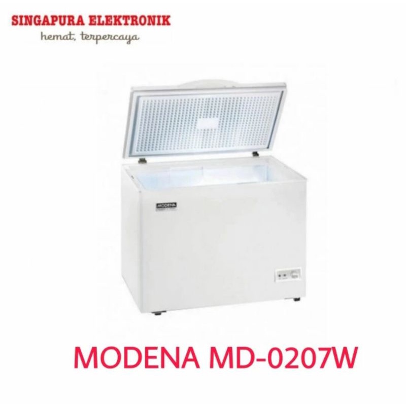 Jual Modena Chest Freezer MD-0207W | Shopee Indonesia