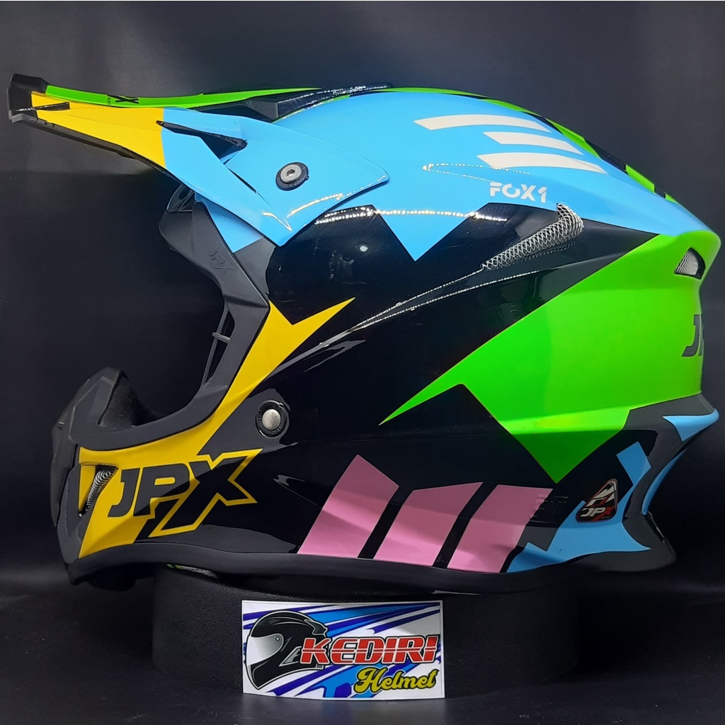 Jual Helm JPX CROSS FOX 1 Motif Trabas Trail Full Face | Shopee Indonesia