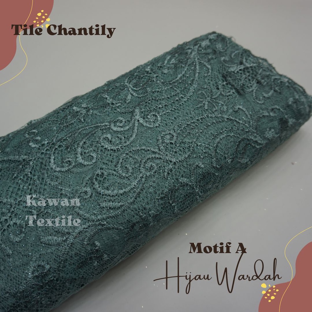 Jual Kain Brokat Tile Chantily Brukat Glitter Meteran | Bahan Brokat ... Jual Kain Brokat Tile Chantily Brukat Glitter Meteran | Bahan Brokat ...