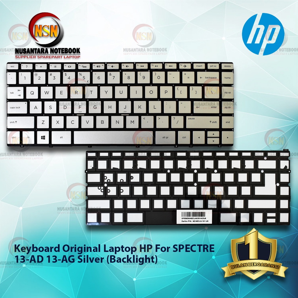 Jual Keyboard Original Laptop HP For SPECTRE 13-AD 13-AG Backlight ...