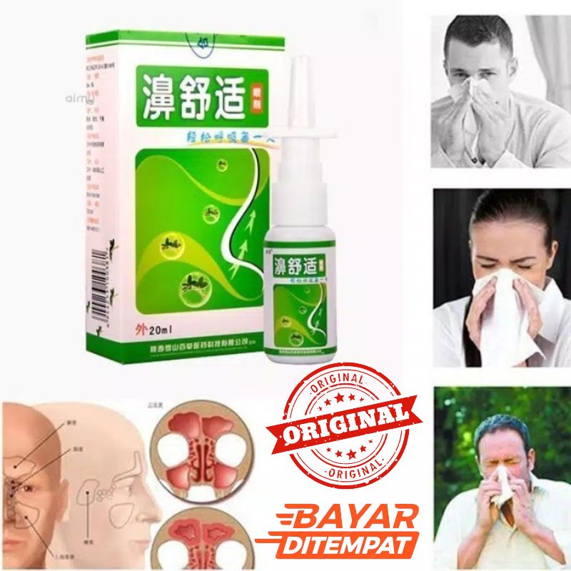 Jual Obat Polip Sinus Sinusitis Spray / Obat Hidung Tersumbat Hidung ...