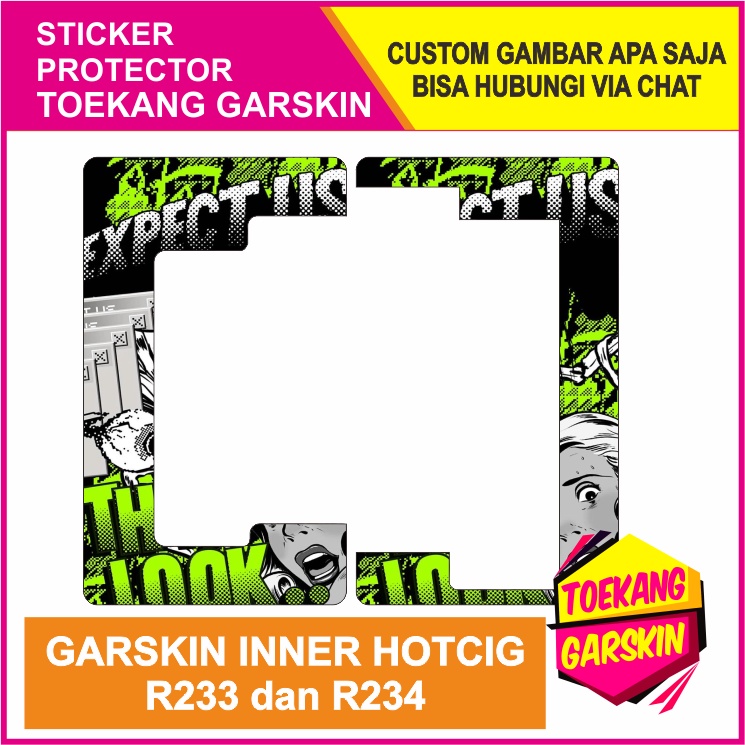 Jual Garskin INNER Hocig R234 dan Hocig R233 motif SKULL STBLO | Shopee ...
