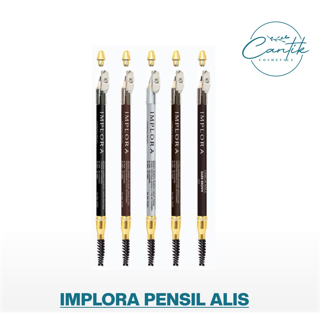 Jual IMPLORA Pensil Alis 2in1 - Eyebrow Pencil Original BPOM (GROSIR ...