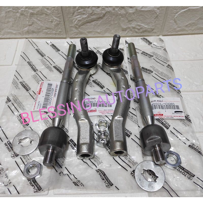Jual Paket Tie Rod Dan Rack End New Vios Yaris Vios Gen 2 4Pcs | Shopee ...