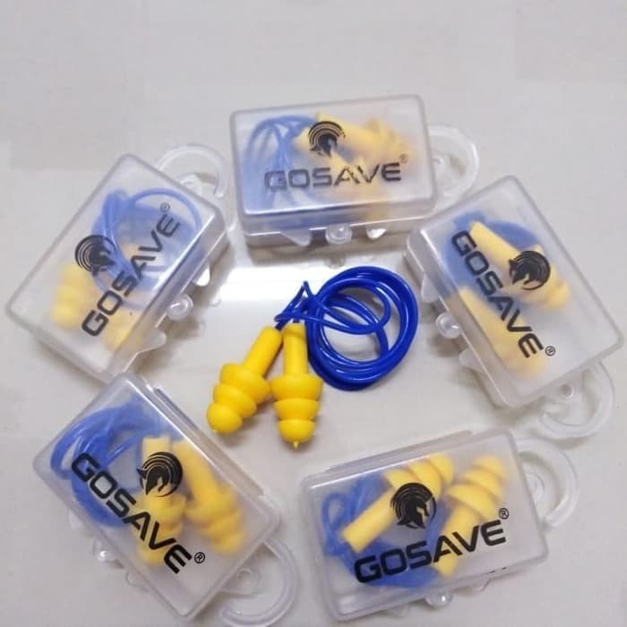 Jual GOSAVE Ear Plug Pelindung Telinga earplug silicone colded | Shopee ...