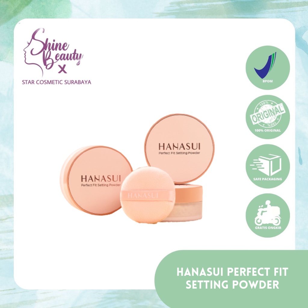 Jual Hanasui Perfect Fit Setting Powder 12 gr /Bedak Tabur | Shopee ...