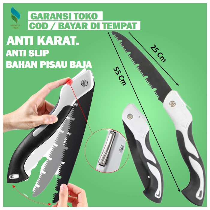 Jual Gergaji Kayu 55 Cm Gergaji Multifungsi Gergaji Tangan Gergaji Lipat Serbaguna Perkakas ...