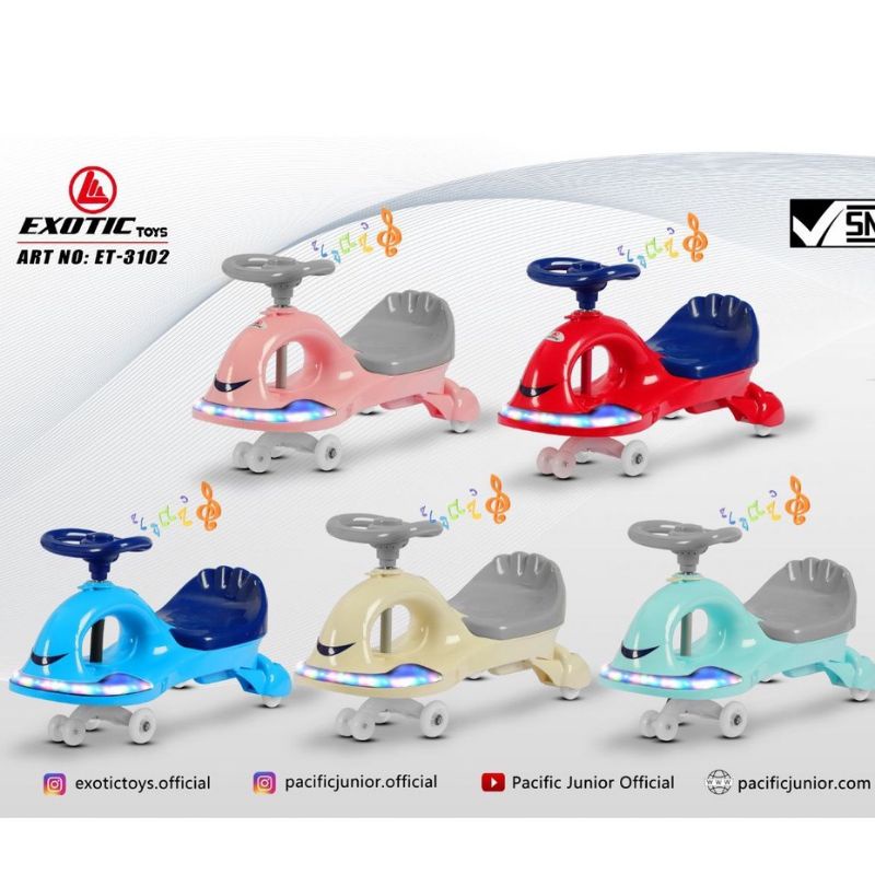 Jual SWING CAR ET-3101 & ET-3102 EXOTIC RIDE ON TOYS MAINAN MOBIL ...