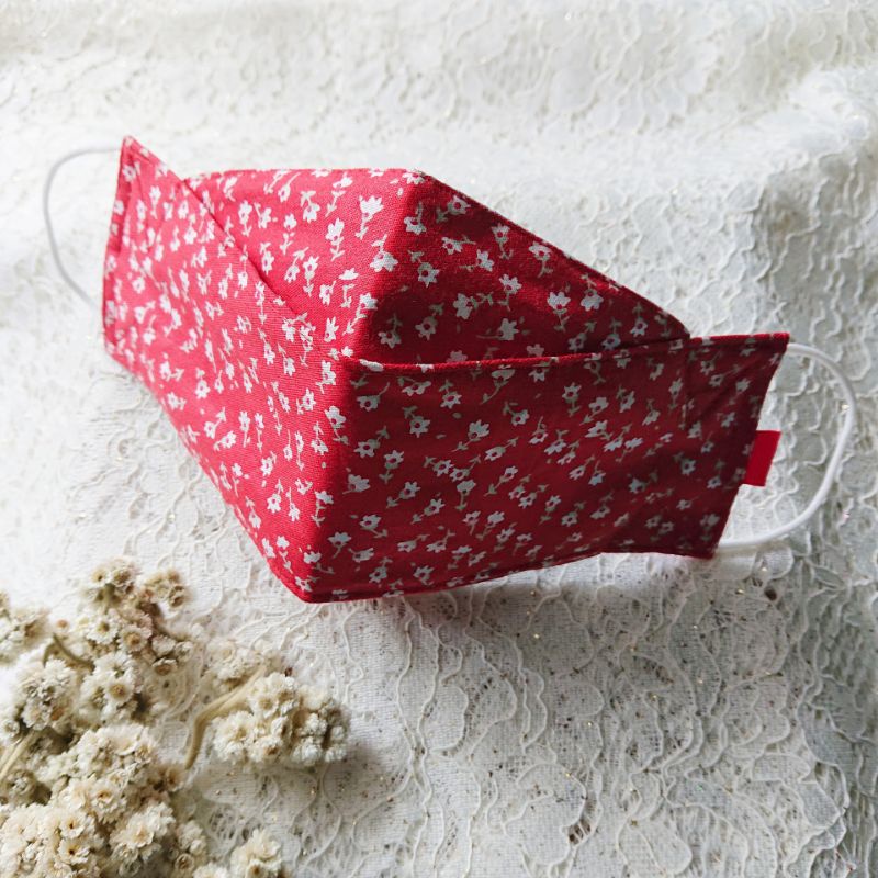 Jual Masker kain 3D dewasa / Masker kain 3D motif / Masker kain 3 ply ...