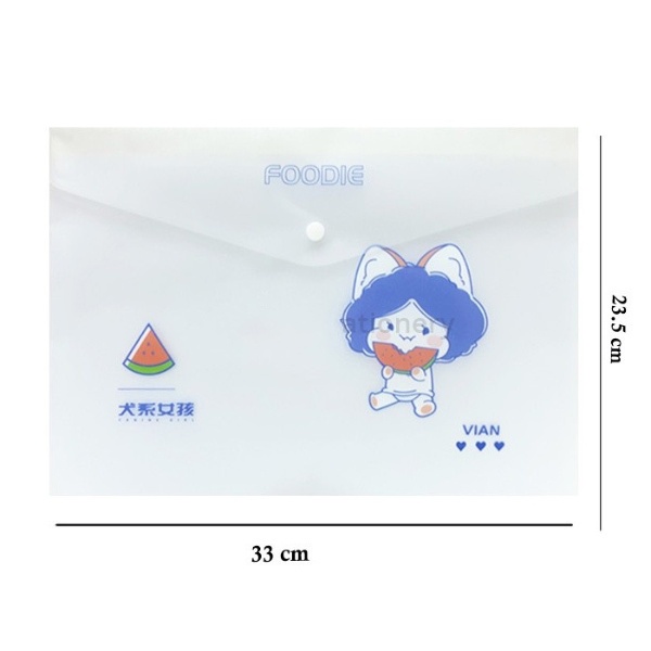 Jual WENGU Map Kancing A4 Document Bag Tas (D391) | Shopee Indonesia