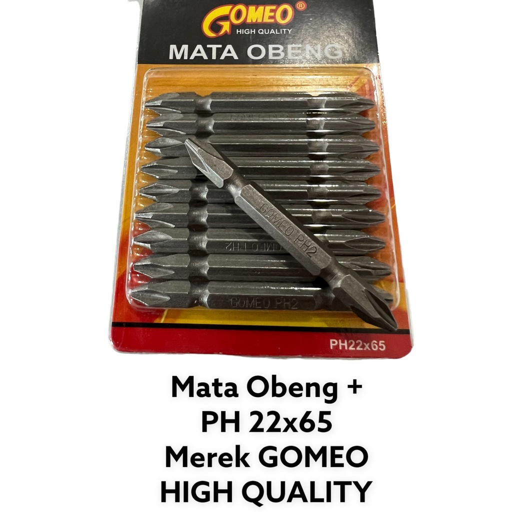 Jual MATA OBENG MAGNET GOMEO PH22x65/MATA OBENG +/MATA SEKRUP | Shopee ...