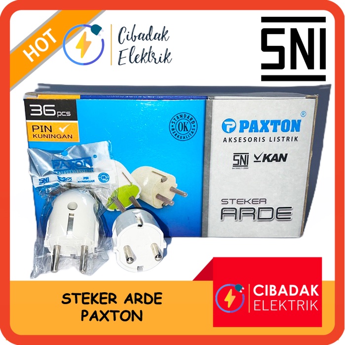 Jual STEKER ARDE SNI / COLOKAN LISTRIK / STEKER BULAT / STEKER PAXTON ...