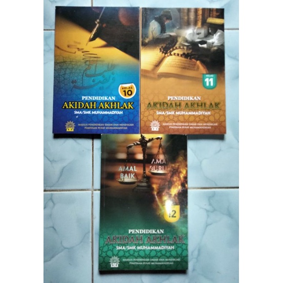 Jual PENDIDIKAN AKIDAH AKHLAK KELAS 10,11,12 SMA/SMK MUHAMMADIYAH | Shopee Indonesia