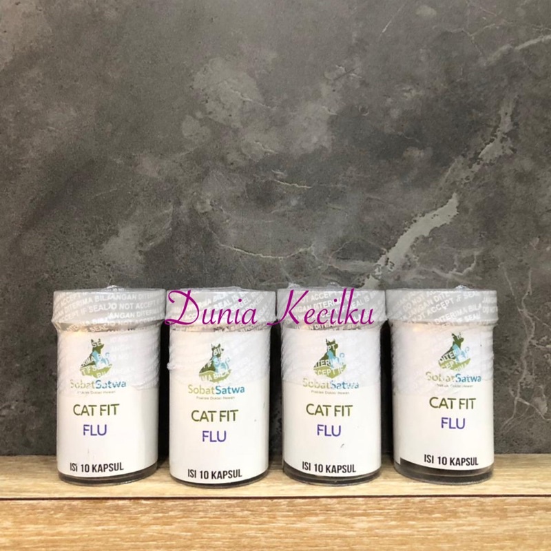 Jual Cat Fit Flu Sobat Satwa Obat Flu Kucing Catflu 10 Kapsul | Shopee ...