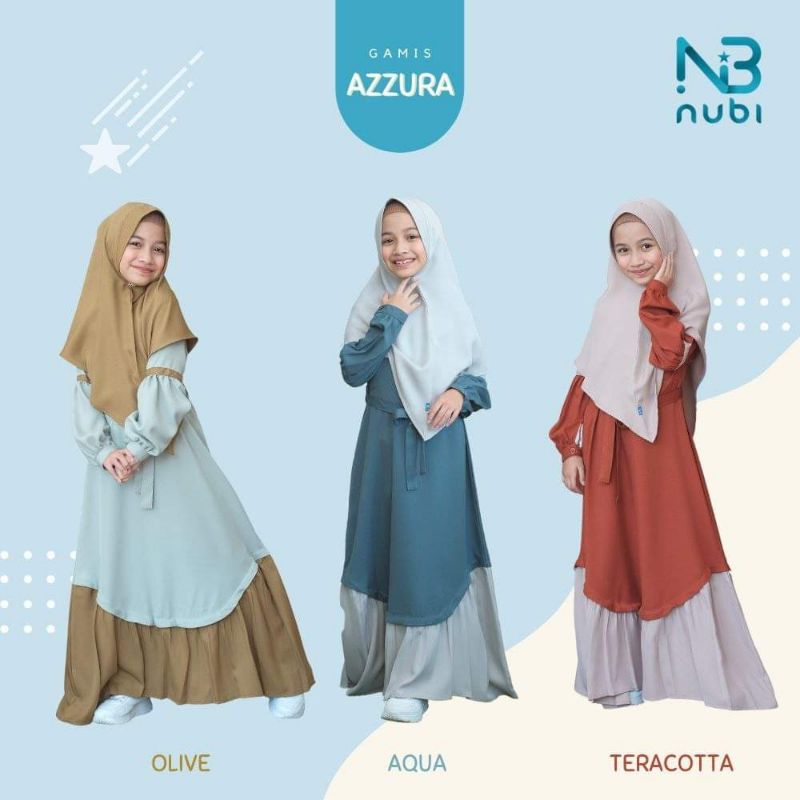 Jual GAMIS AZZURA BY NUBI (2-6 TAHUN) | Shopee Indonesia