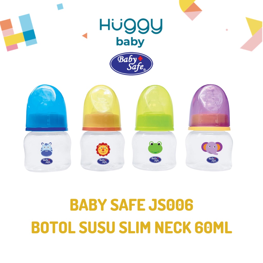Jual Baby Safe JS006 Botol Susu Bayi Slim Neck 60ml | Shopee Indonesia