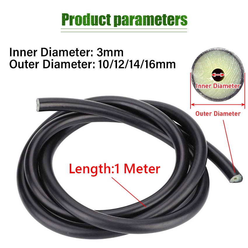 Jual 1Meter Karet Speargun Rubber Spearfishing Panah Ikan 16mm 14mm 12mm 10mm Premium Karet ...