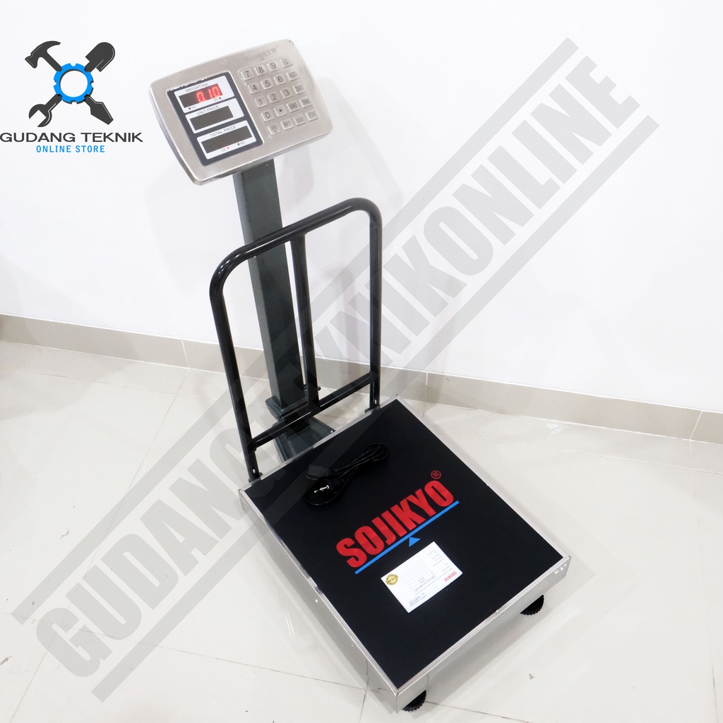 Jual Timbangan Digital Duduk 150kg Rail SOJIKYO SSRG150 ACS / Timbangan Duduk Tiang 150 Kg ...