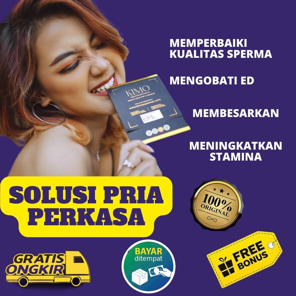 Jual KIMO obat kuat solusi pria perkasa ( permanen original ) | Shopee Indonesia