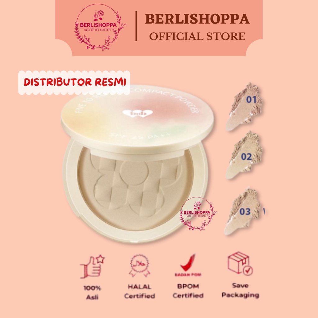 Jual BNB BARENBLISS Fine to Refine Compact Powder (6gr) | Shopee Indonesia