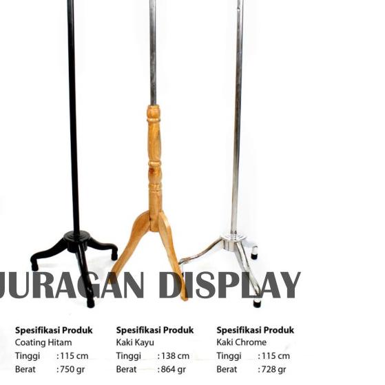 Jual Kaki Besi Display Mannequin Coating Hitam - Kaki Besi Patung ...