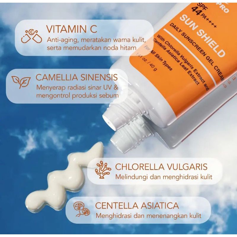 Jual LT PRO "SUN SHIELD SUNSCREEN GEL CREAM SPF 44 PA++++" | Shopee ...