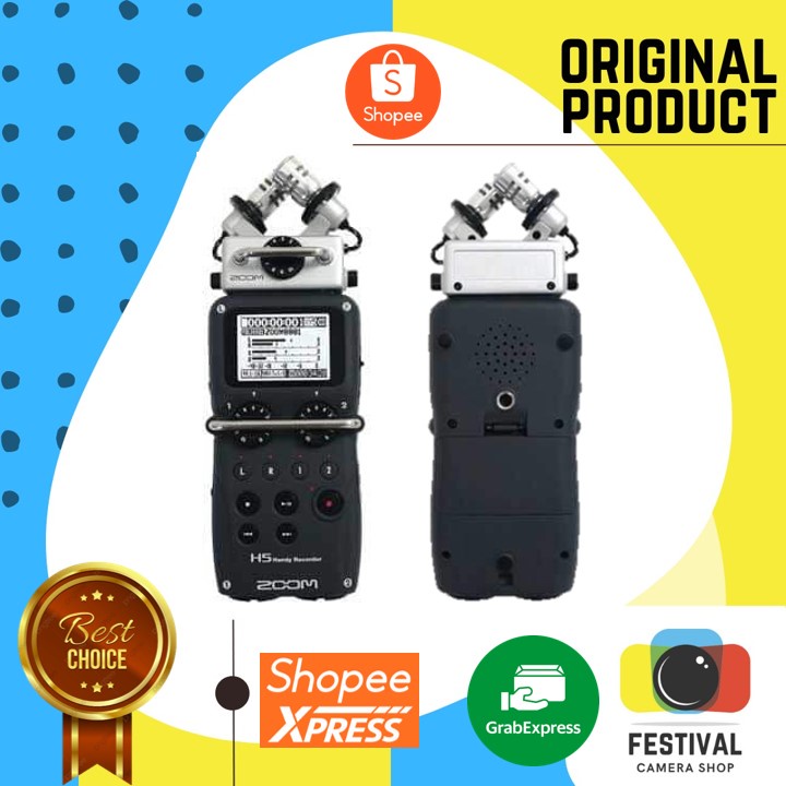Jual Zoom H5 Handy Recorder Unit Only - Microphone XY - Audio Recorder ...