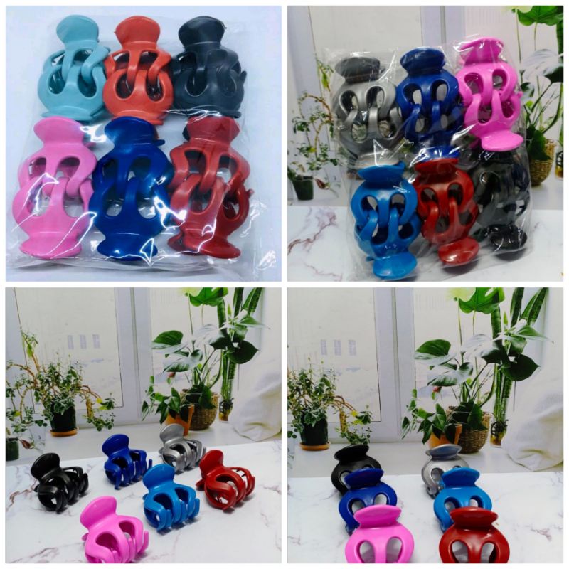 Jual jedai doff anti patah 12 pcs ukuran 5 cm jepit rambut | Shopee Indonesia