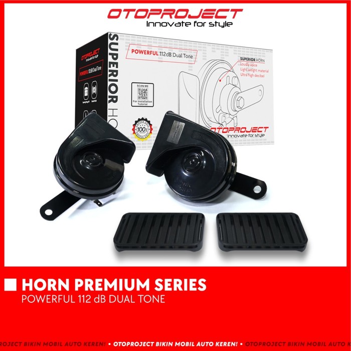 Jual Klakson Mobil / Car Horn Dual Tone Premium Series 112Db Otoproject ...