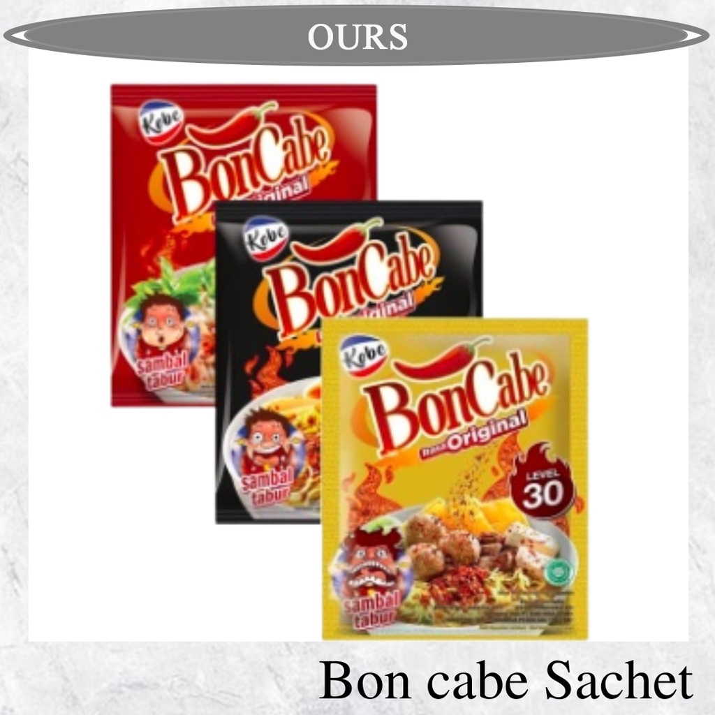 Jual Bon cabe SACHET / Boncabe sachet botol level 15 / level 30 lvl 10 ...