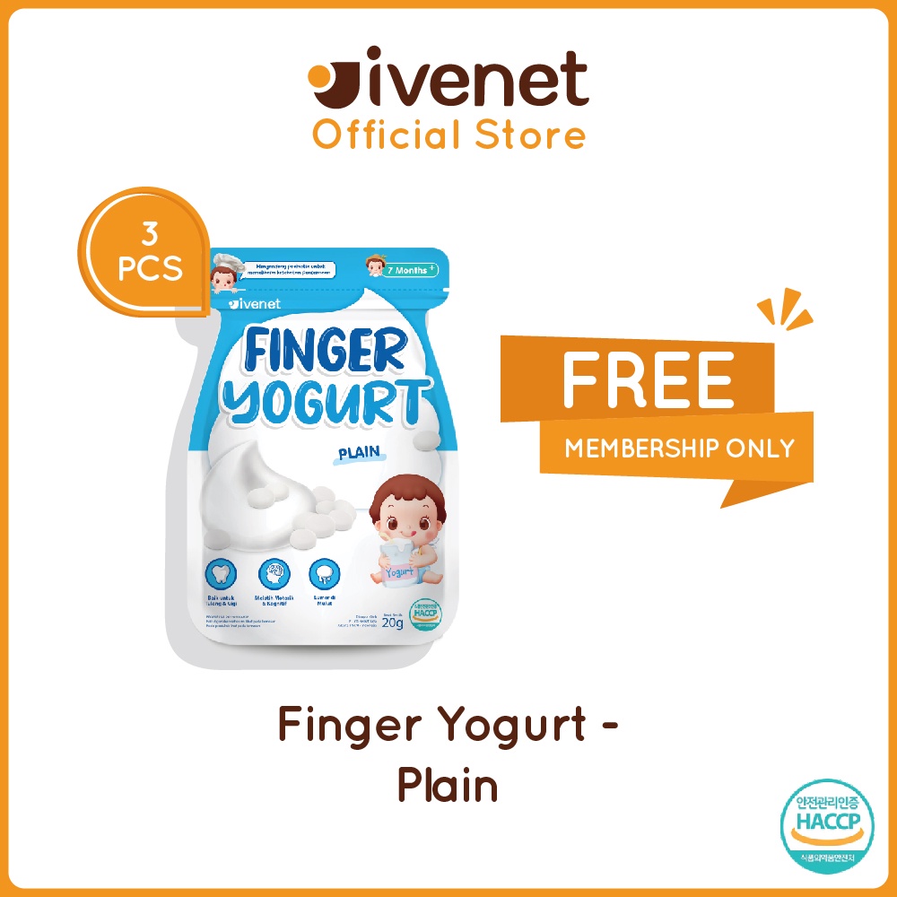 Jual Free 3pcs - Finger Yogurt - Plain | Shopee Indonesia