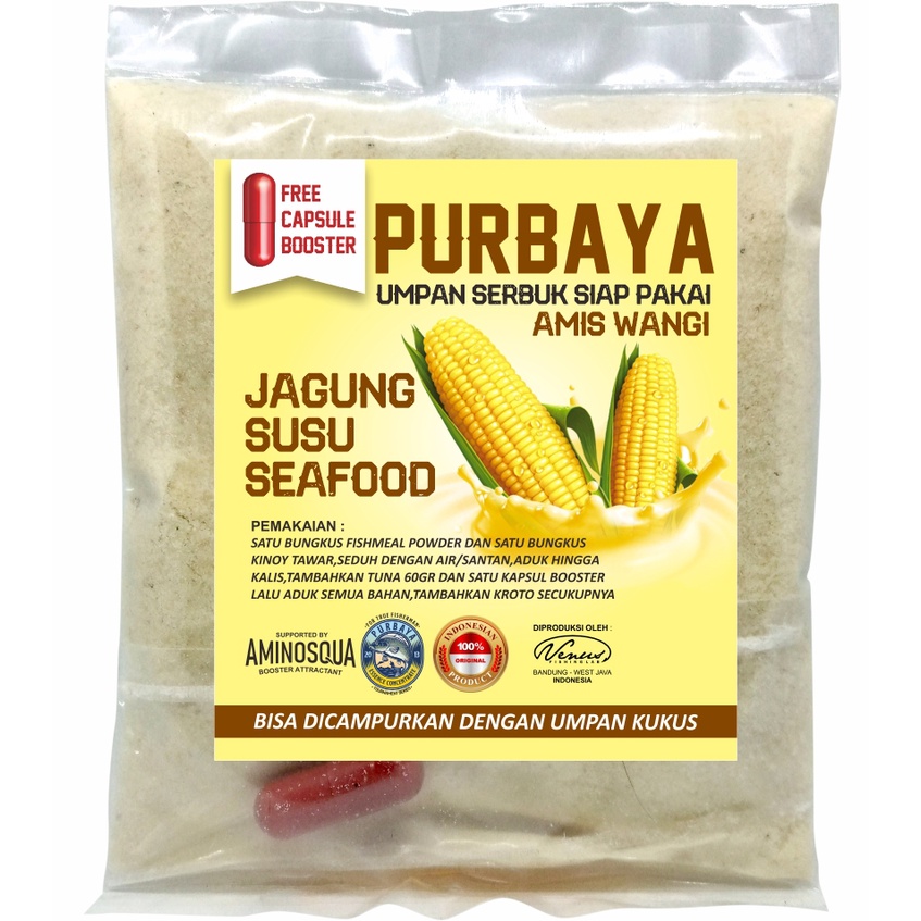 Jual UMPAN MANCING SERBUK JAGUNG SUSU PLUS KAPSUL BOOSTER SUPER AMIS ...