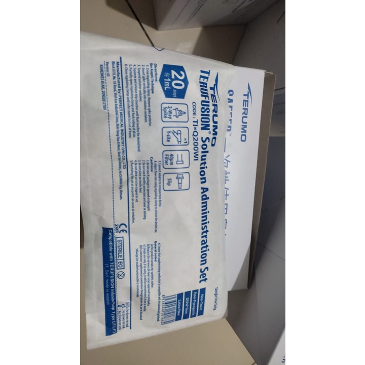 Jual Infuset Terumo / Selang Infus Terumo / Infus set Terumo Dewasa ...