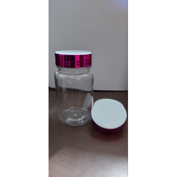 Jual Botol bulat 100ml clear list Magenta | Shopee Indonesia