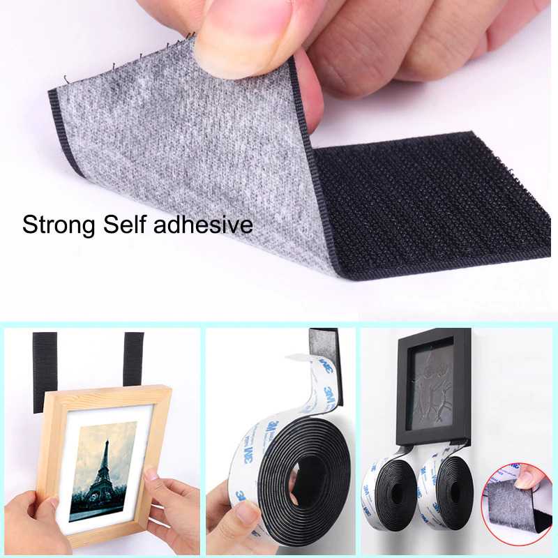 Jual Lakban Velcro Hook and Loop Magic Nilon Sticker ukuran 20mm 1 ...