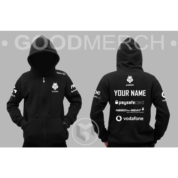 Jual Jaket Pria G2 Esport 2018 Gaming ( Bisa Custom Nama Id ) Sweater ...