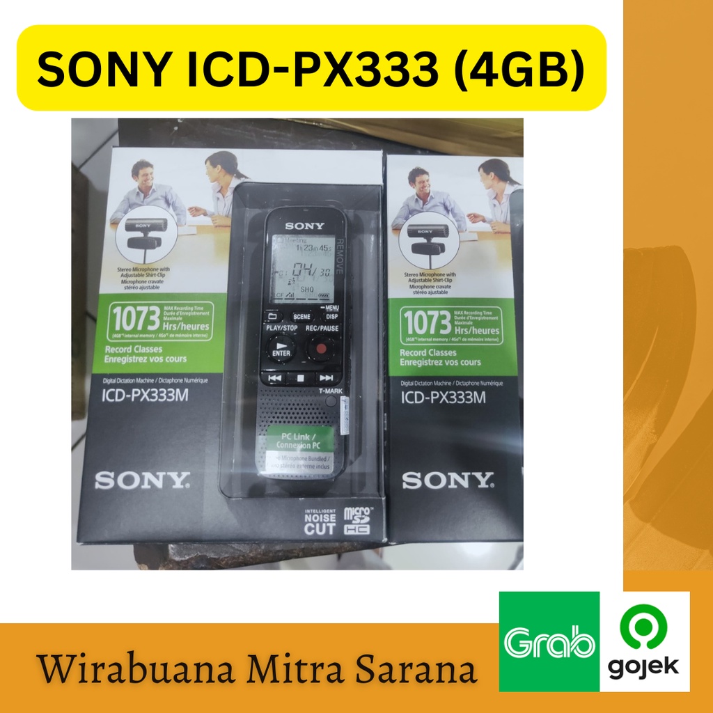 Jual Sony recorder ICD-PX333 voice recorder 4GB | Shopee Indonesia