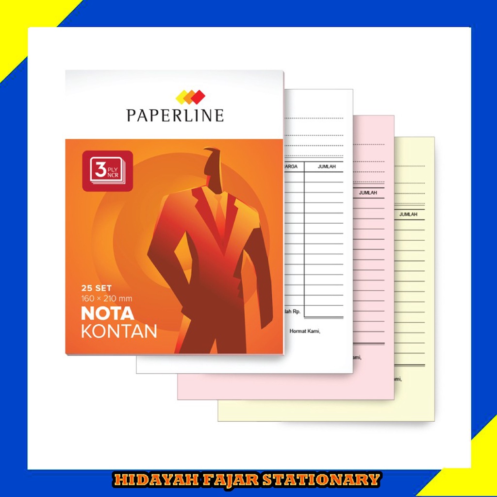 Jual Nota Kontan - Nota 3 Ply Besar Paperline | Shopee Indonesia