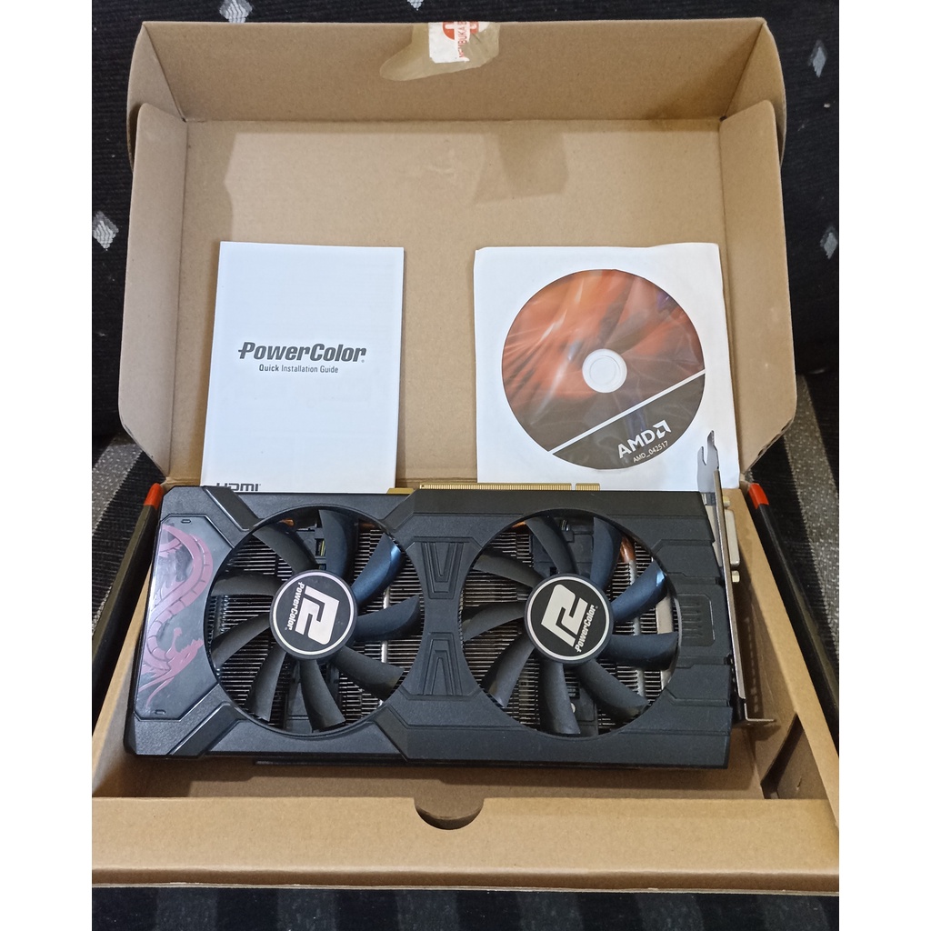 Jual RADEON RX 570 4GB OC GDDR5 POWERCOLOR RED DRAGON | Shopee Indonesia