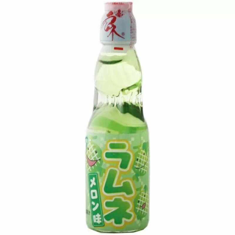 Jual Soft Drink Soda Impor Jepang HATA RAMUNE Melon Minuman HATAKOSEN 200 | Shopee Indonesia