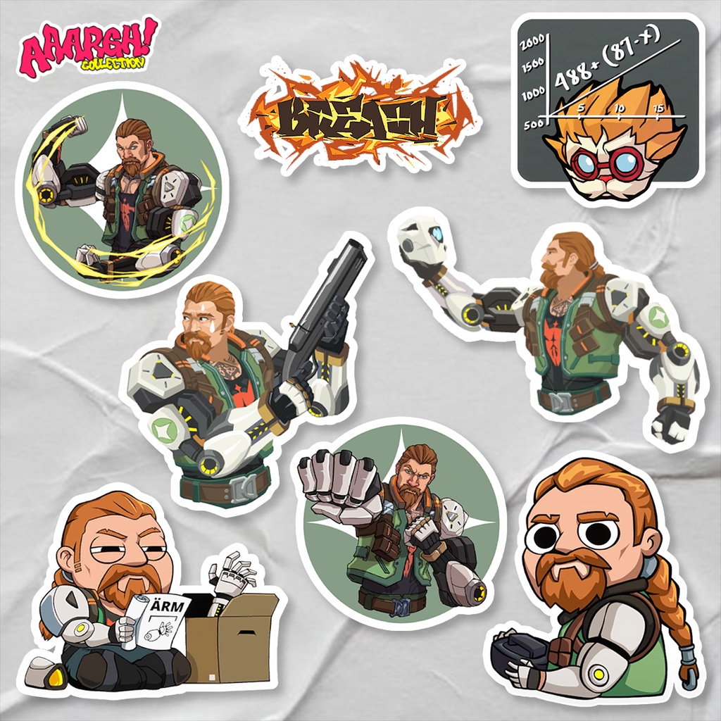 Jual Stiker Spray Valorant | Breach | Shopee Indonesia