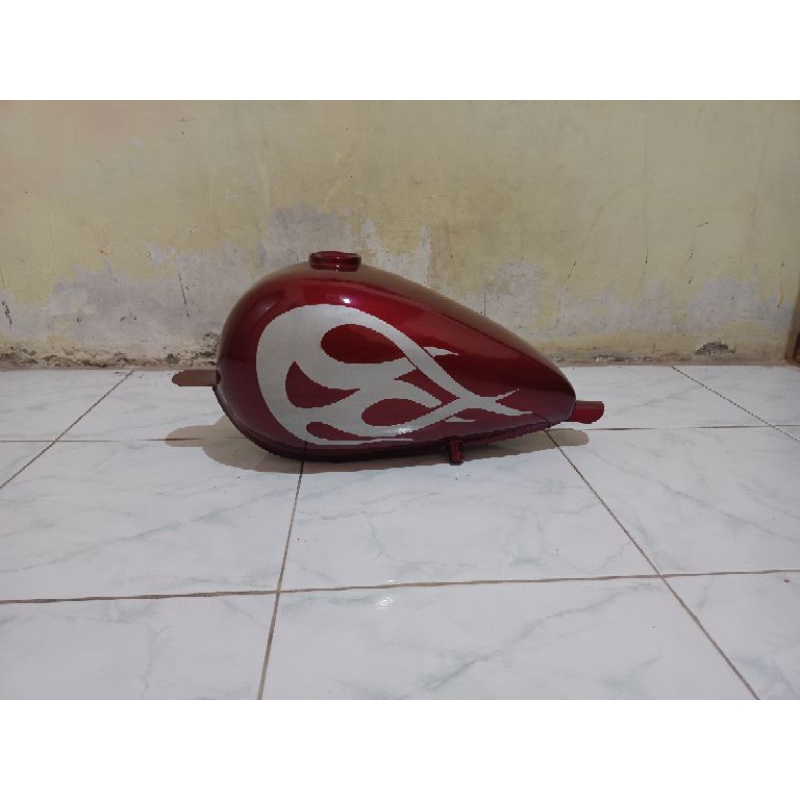 Jual Tangki Peanut custom motor Chopper sportster bober tank gastank ...