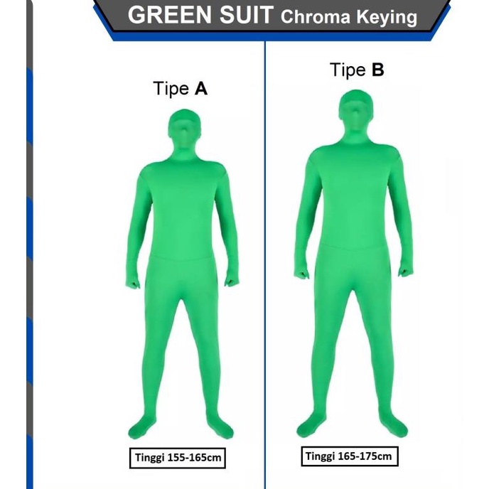 Jual [ Promo ] Green Screen Suit Chroma Key Video Photo Effect Kunci ...